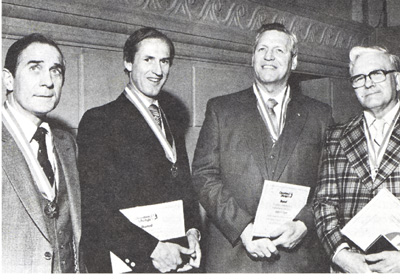 Government honours four | A Piece of Canadian Sport History